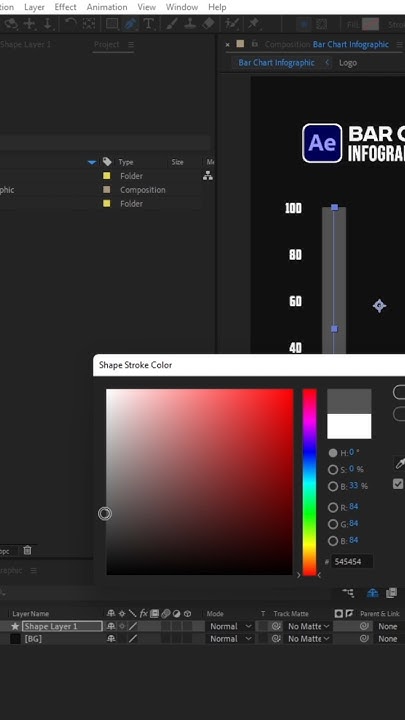 After Effect Tutorial | Bar Chart Animation #infographic - YouTube