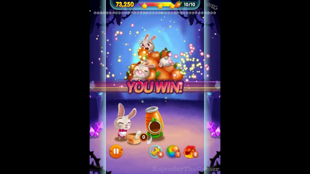 Bunny Pop android game Level 501 to 550 - YouTube