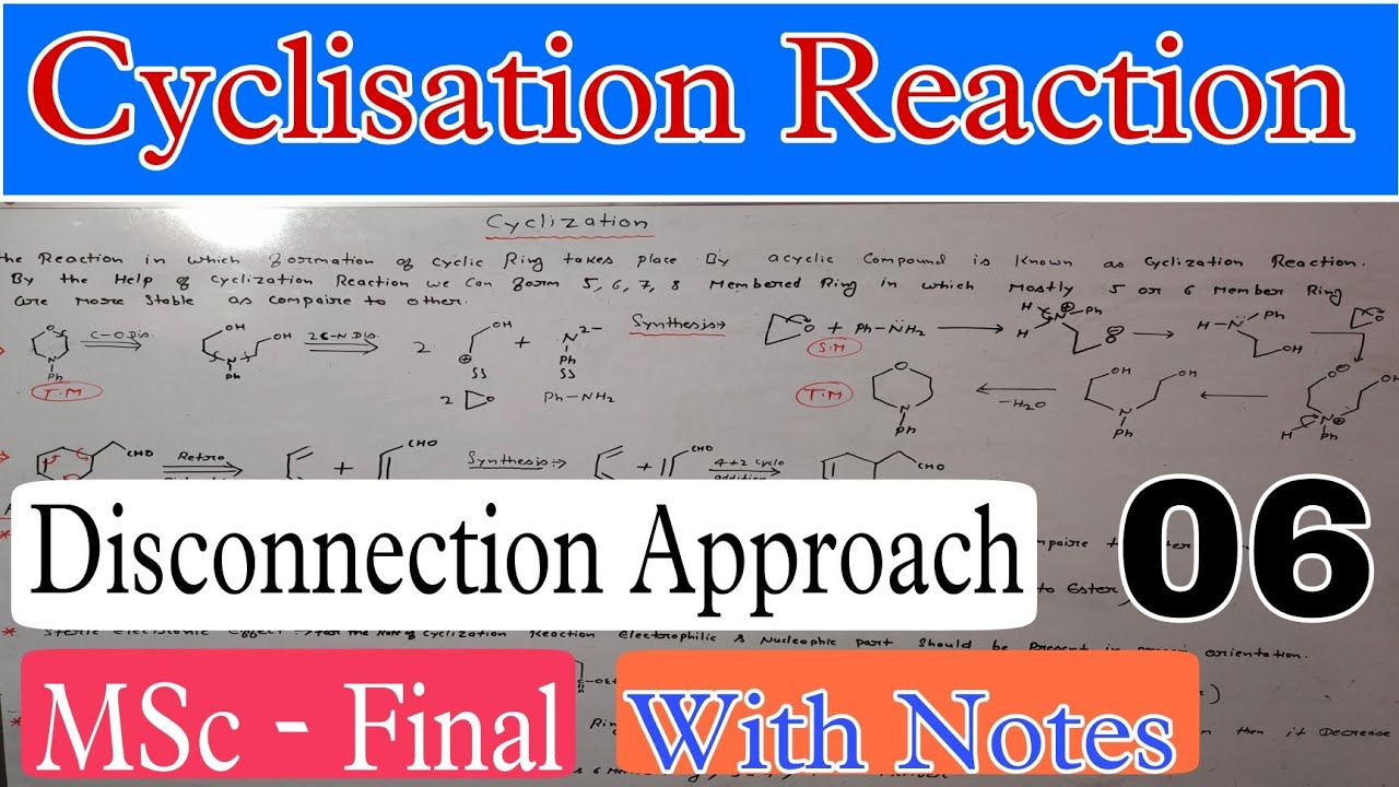 Cyclisation Reaction | disconnection Approach - YouTube