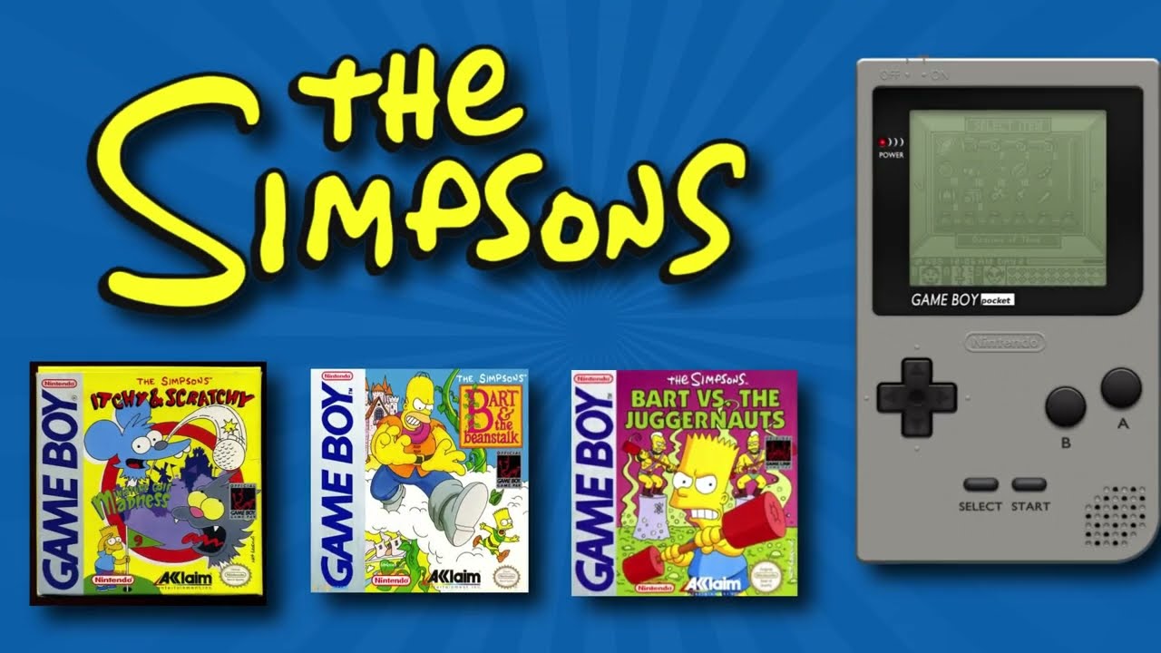 Todos los juegos de los Simpson para Game boy - YouTube