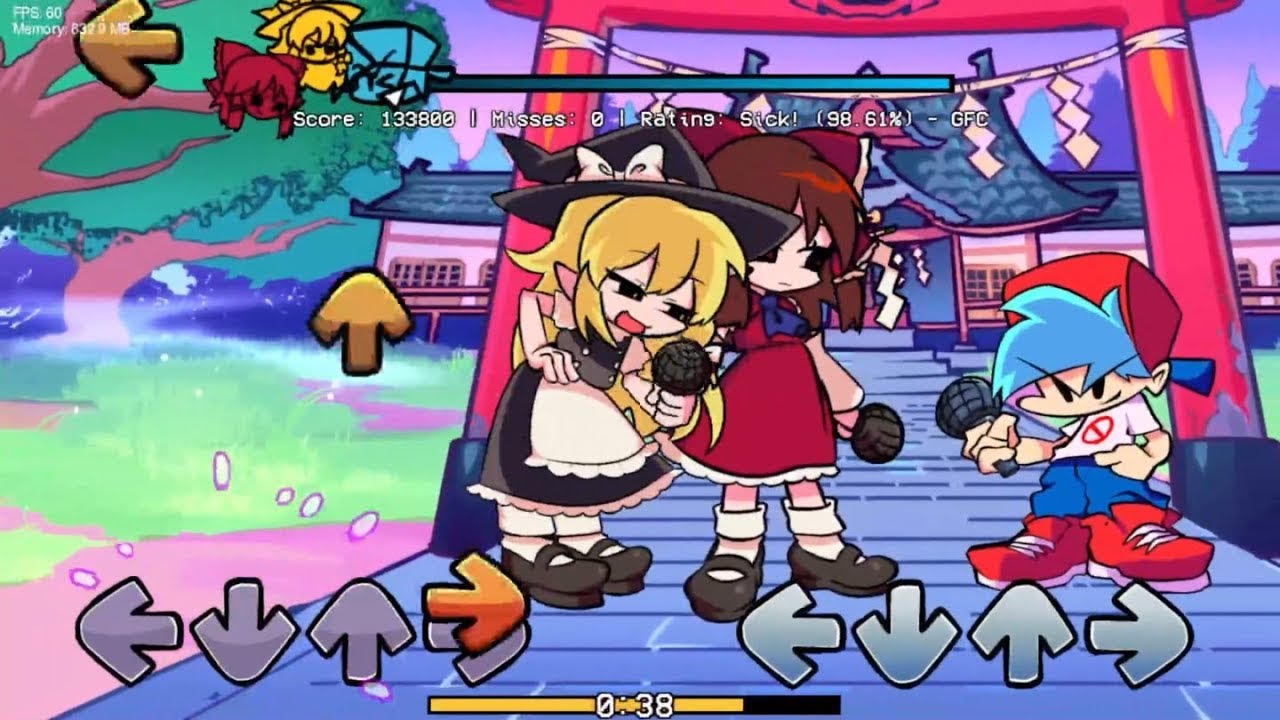 FNF Gensokyo Funkin’ : Scarlet Incident (FNF MOD) - YouTube