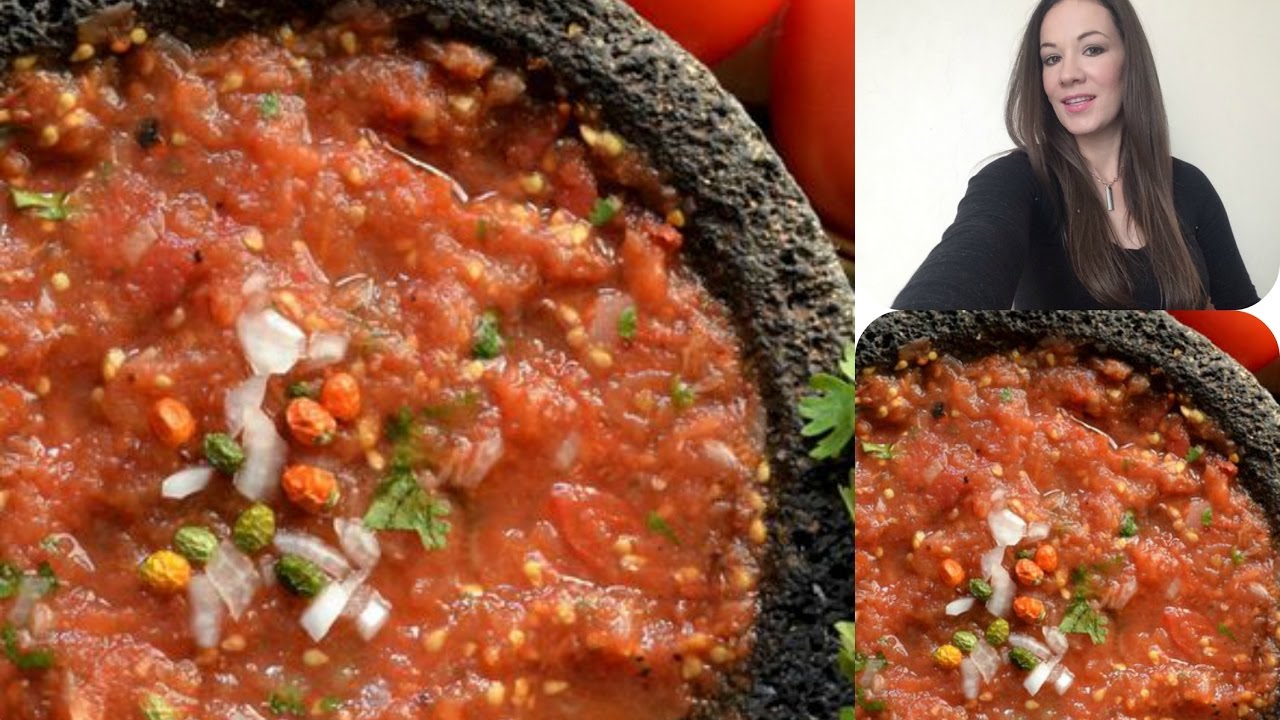 SALSA MARTAJADA O SALSA MEXICANA - YouTube