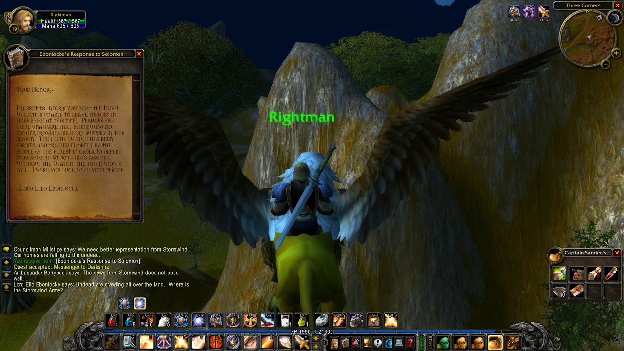 World of Warcraft: Redridge Mountains: Messenger to Darkshire - YouTube