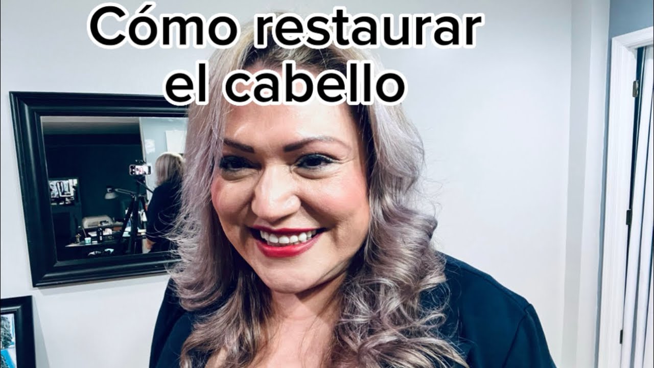 Cómo restaurar el cabello maltratado o proseado químicamente - YouTube