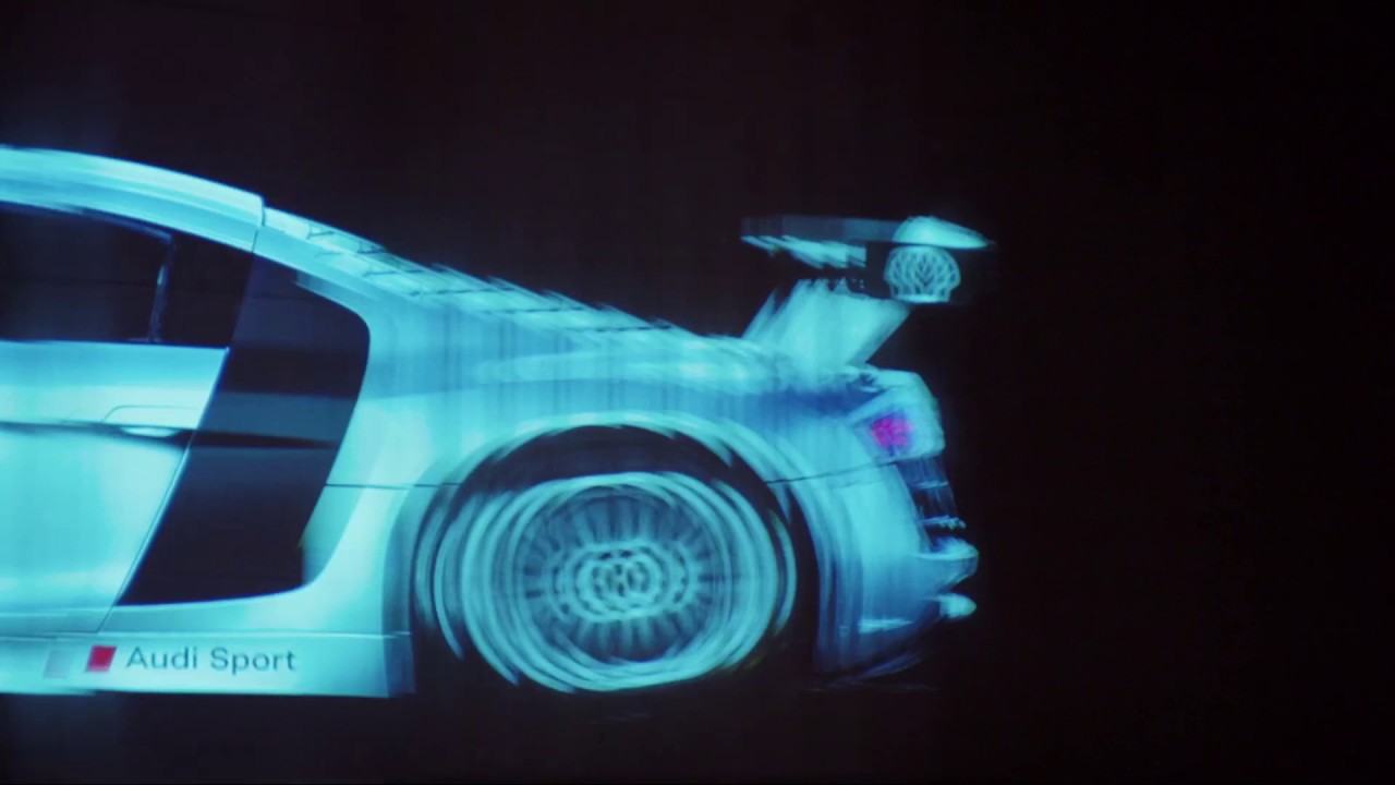 AUDI SPORT Car Projection - YouTube