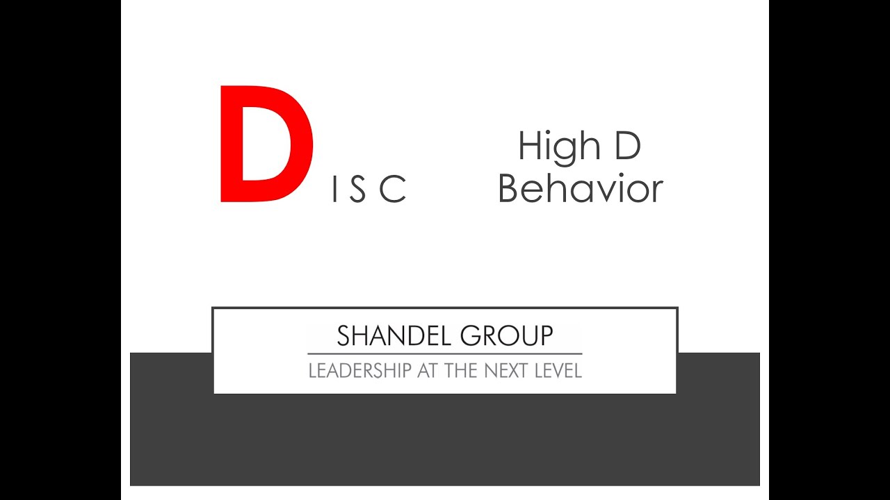 The D - Dominance Factor - YouTube