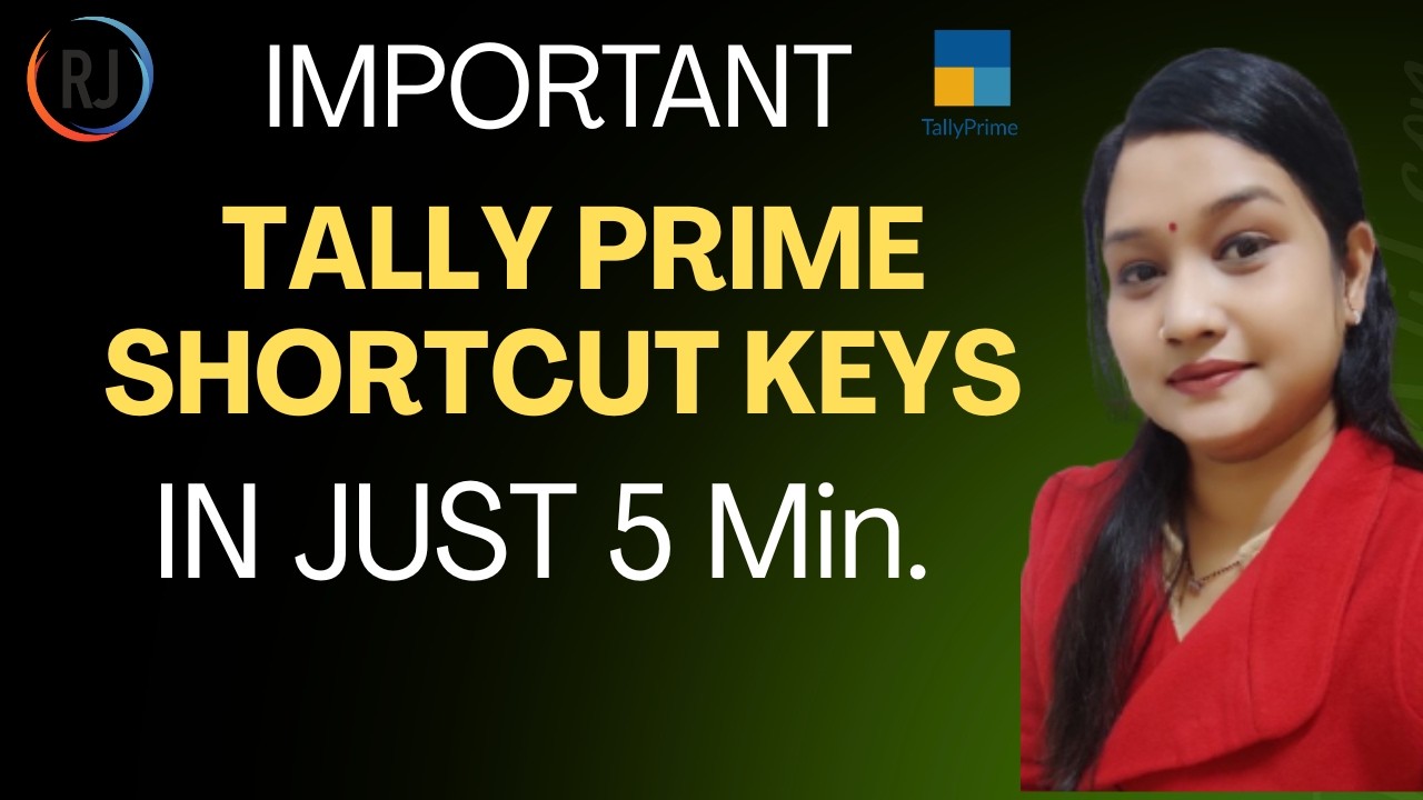 Learn Tally Prime Shortcut Keys in 5 Minutes | Complete Guide||New ...
