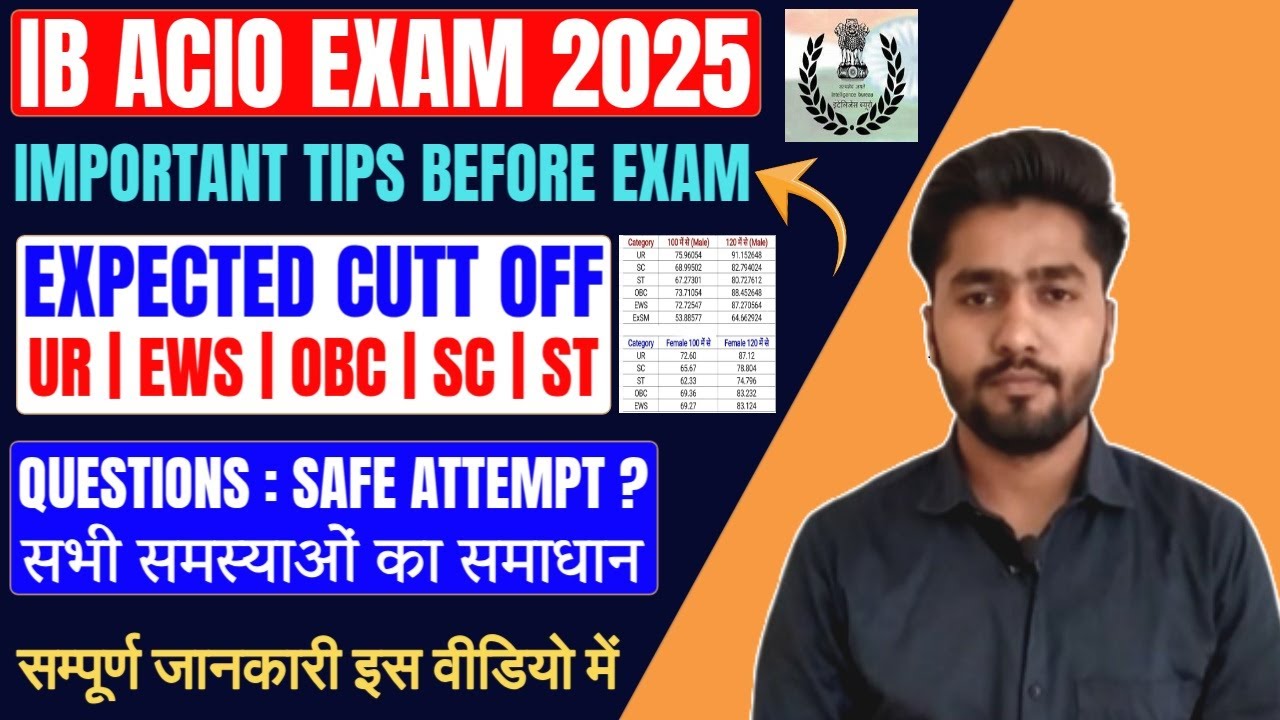 IB ACIO Exam Most Important Tips 2025 | IB ACIO Safe Score 2025 |IB ...