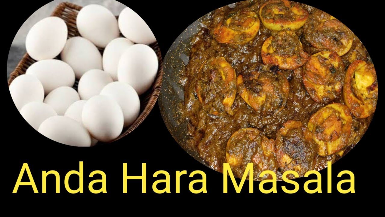 अंडा हरा मसाला | Anda Green Masala Recipe| Anda Green Masala Curry| Hara Anda Masala Curry - YouTube