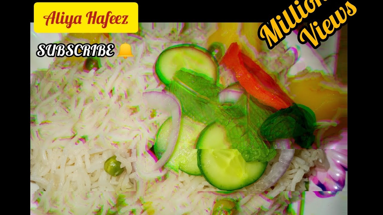 White Mutar Pulao🍱by {Aliya Hafeez} - YouTube