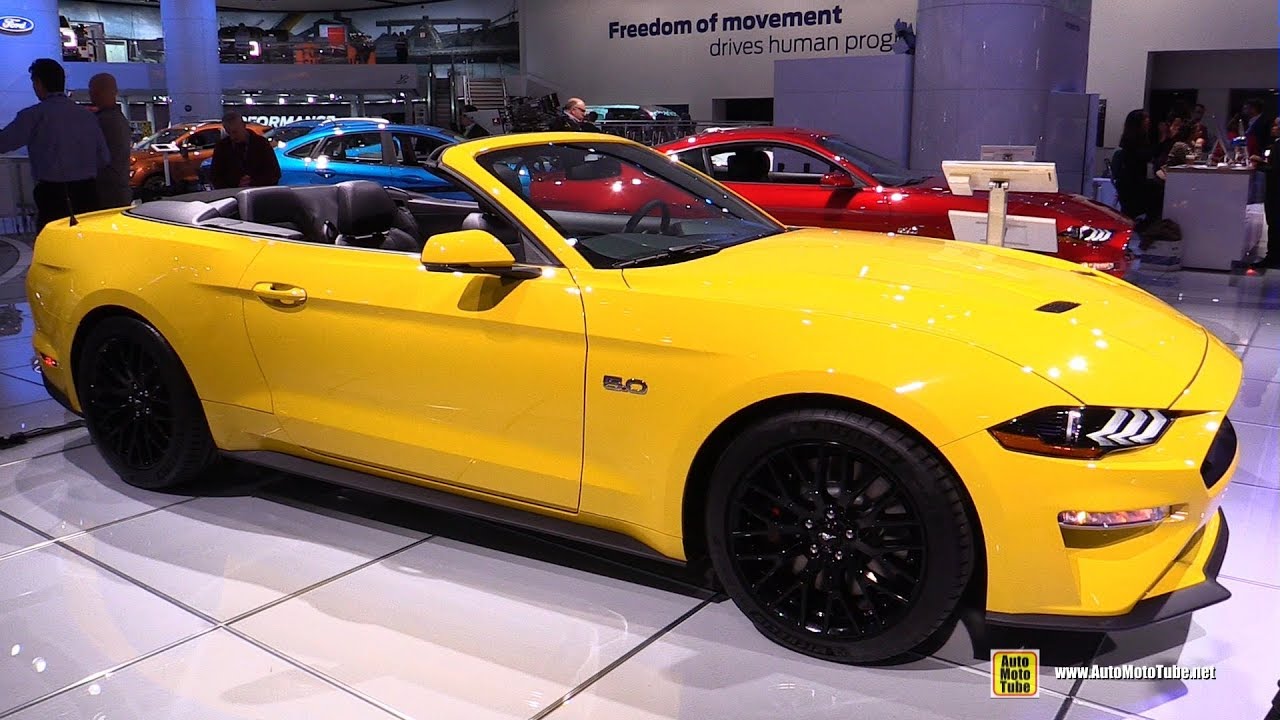 2018 Ford Mustang GT Premium Convertible - Exterior and Interior ...