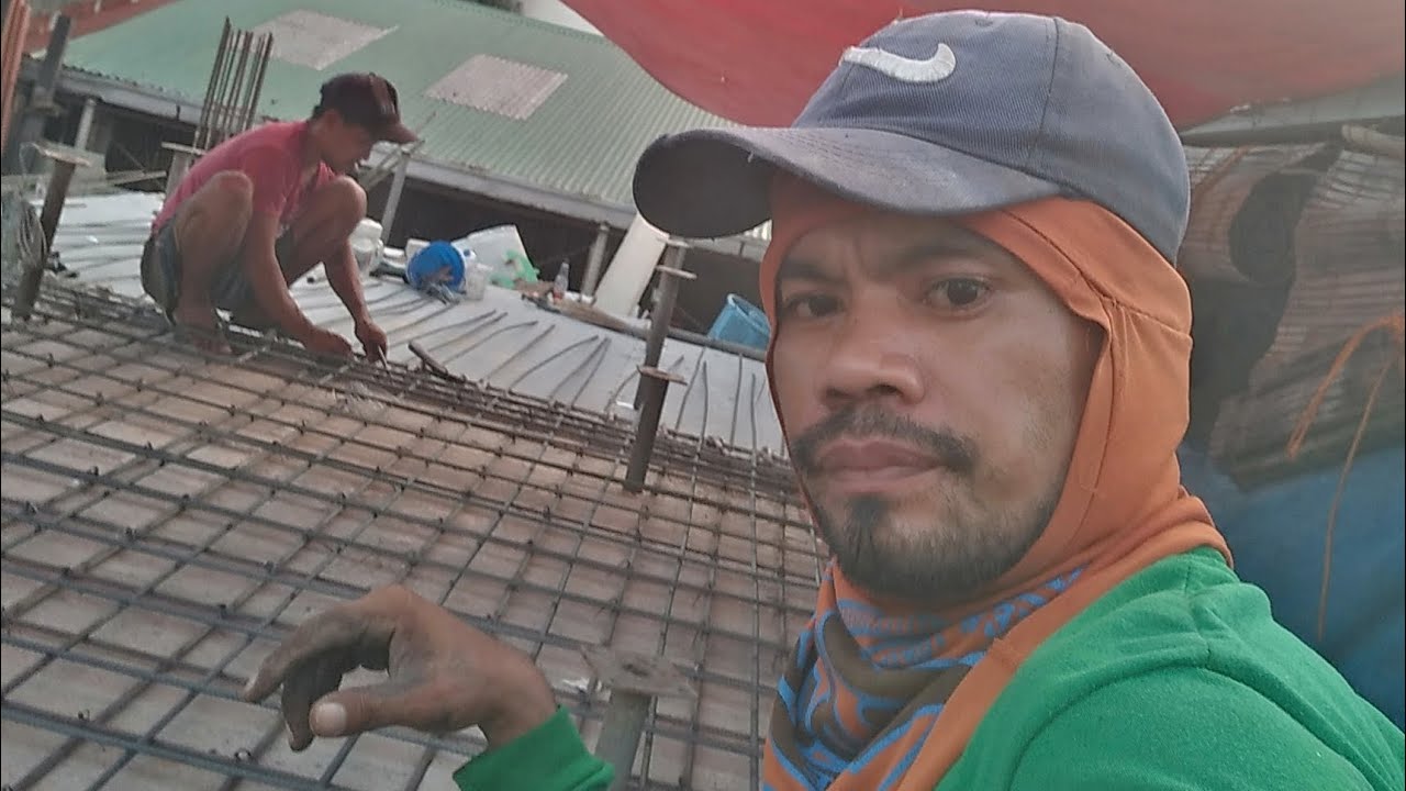 Second floor #pouring#concrete slab #buhos #construction - YouTube