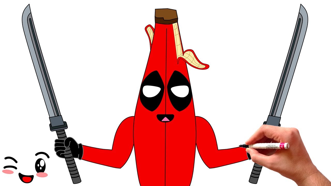 How To Draw PEELY DEADPOOL | Fortnite Skin | MARVEL - YouTube
