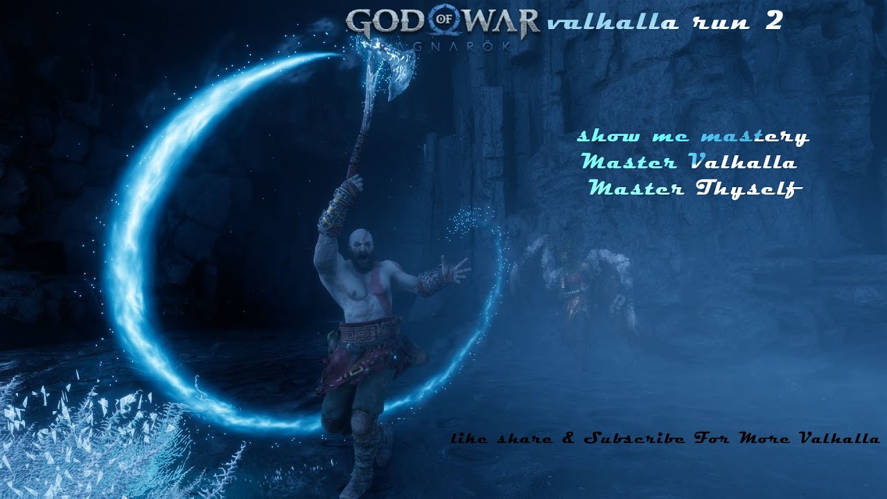 God of War Ragnarök Valhalla Run in show me mastery is not child play ...