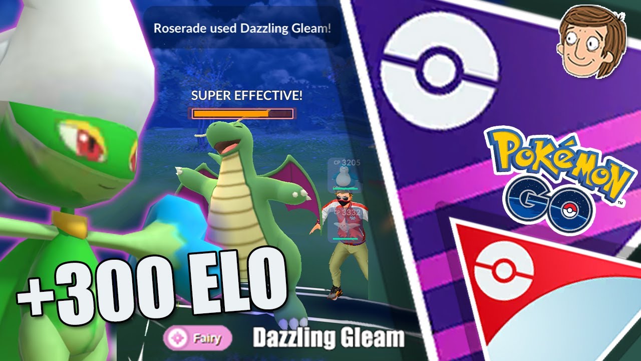 ROSERADE gains me +300 ELO in Master League Premier Classic - Pokémon ...