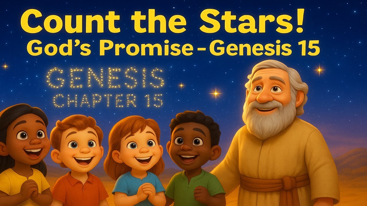 "Count the Stars! 🌟 God’s Promise to Abram | Bible Story for Kids ...