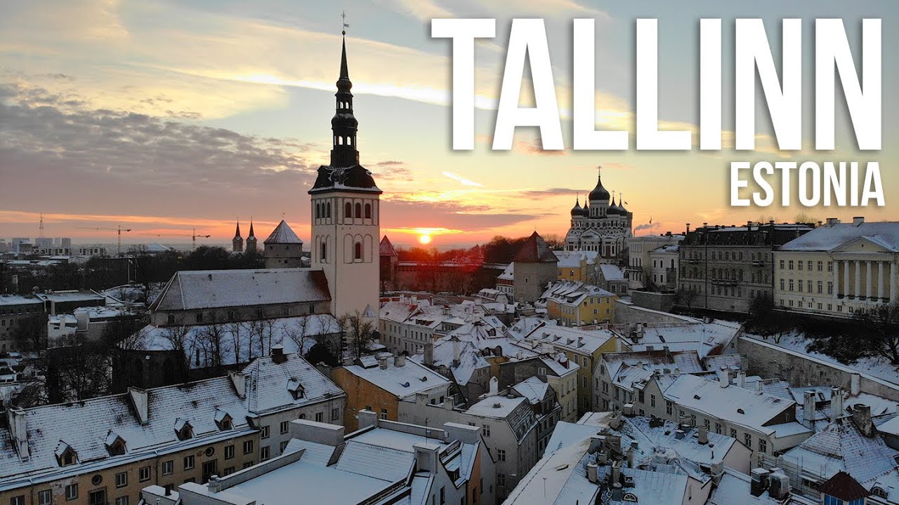 TALLINN | The Winter City | DRONE 4K - YouTube