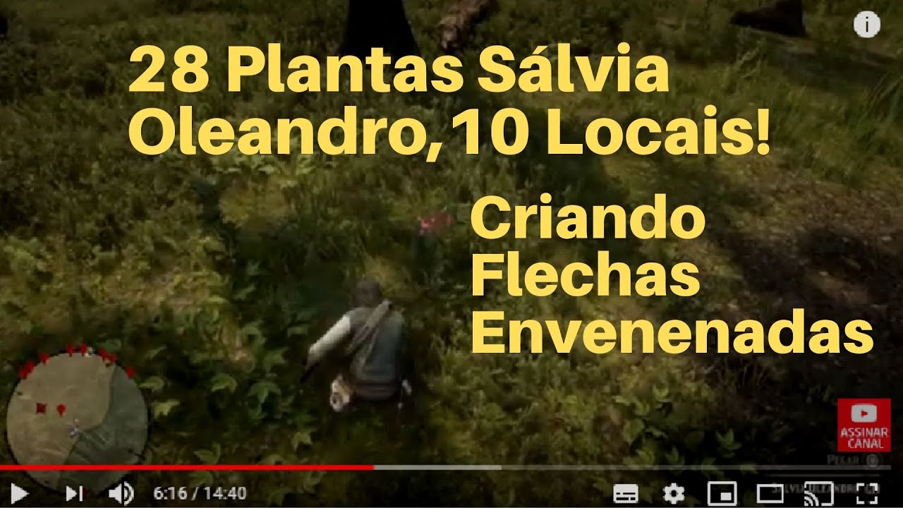 RDR2,28 PLANTAS SÁLVIA OLEANDRO,10 LOCAIS NOVOS,CRIAÇÃO DE FLECHAS ...