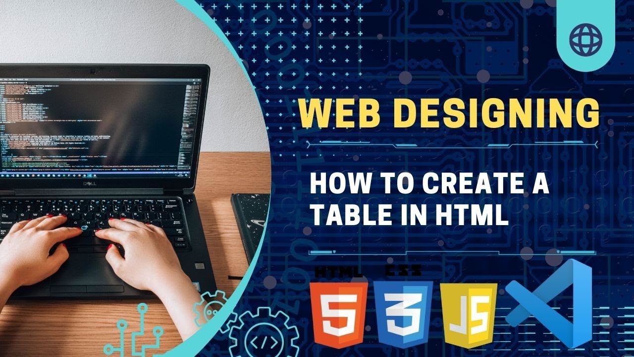 How To Create A Table In Html Html Tutorial In Urdu Webdev Passion Youtube