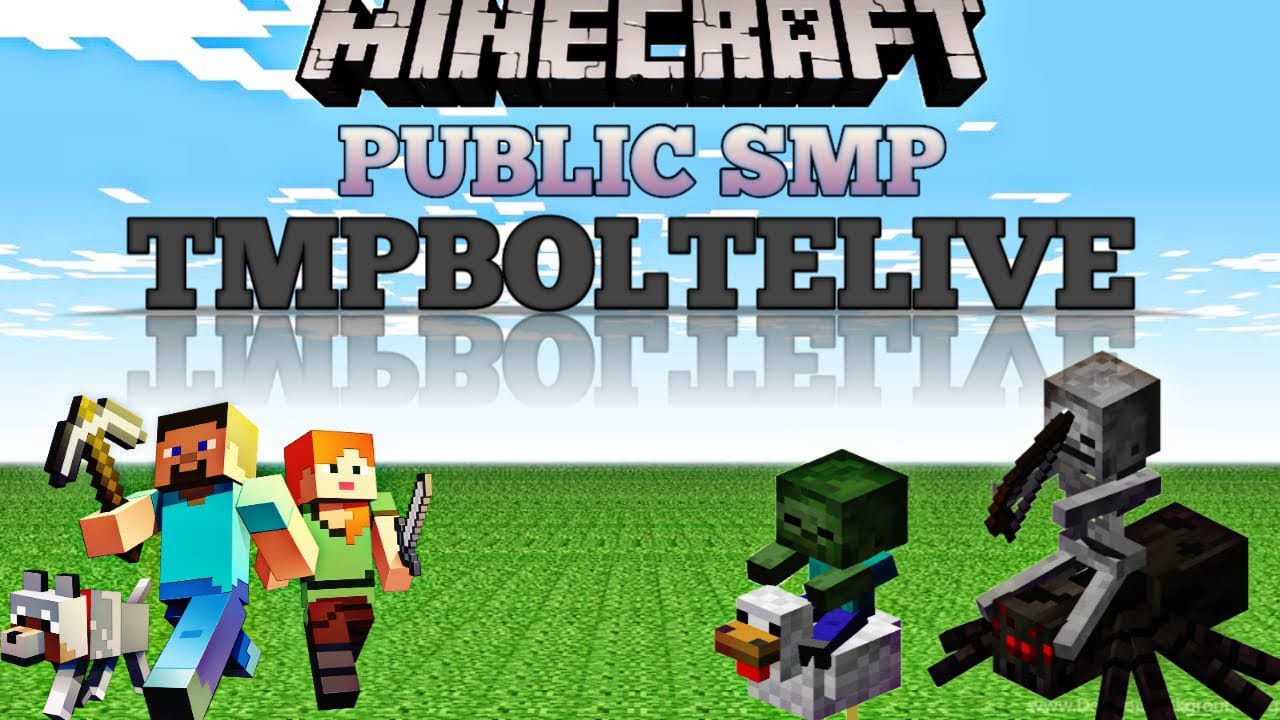 MINECRAFT PUBLIC SERVER LIVE SOME BGMI GAMEPLAY ♥️ | JAVA+PE SERVER😍😘 | TMP BOLTE LIVE - YouTube