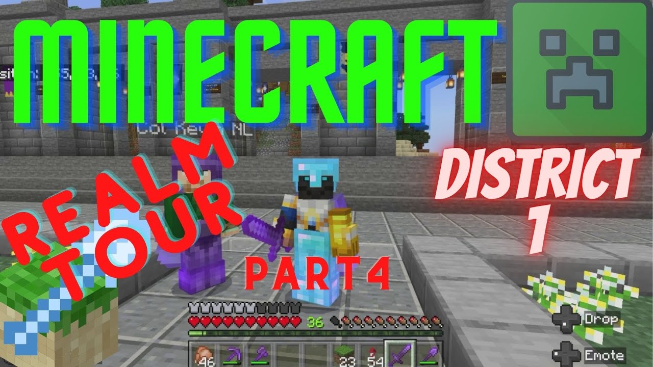Minecraft Realm Tour: Part 4 (United Nations) - YouTube