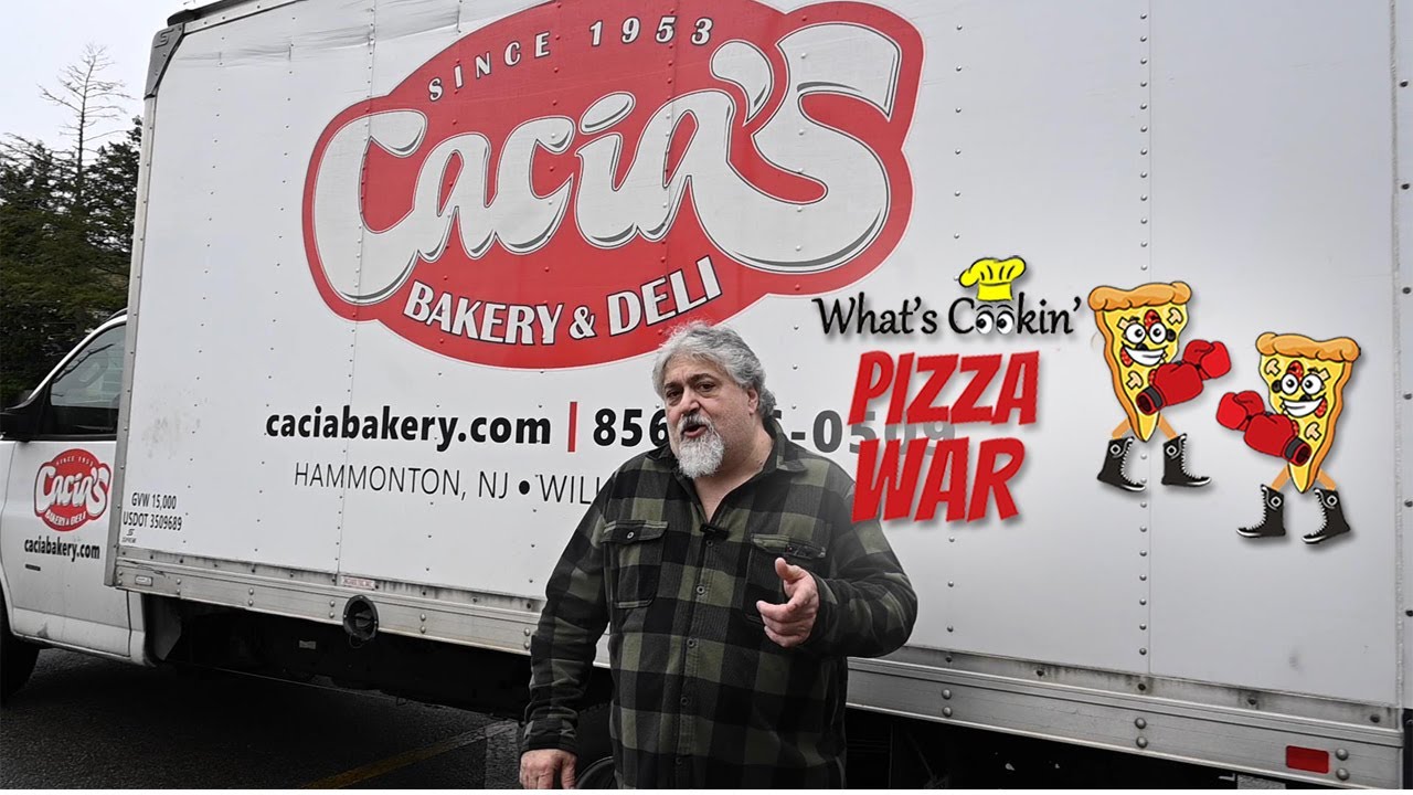 Pizza War: Cacia's Bakery & Deli -- Williamstown, NJ - YouTube