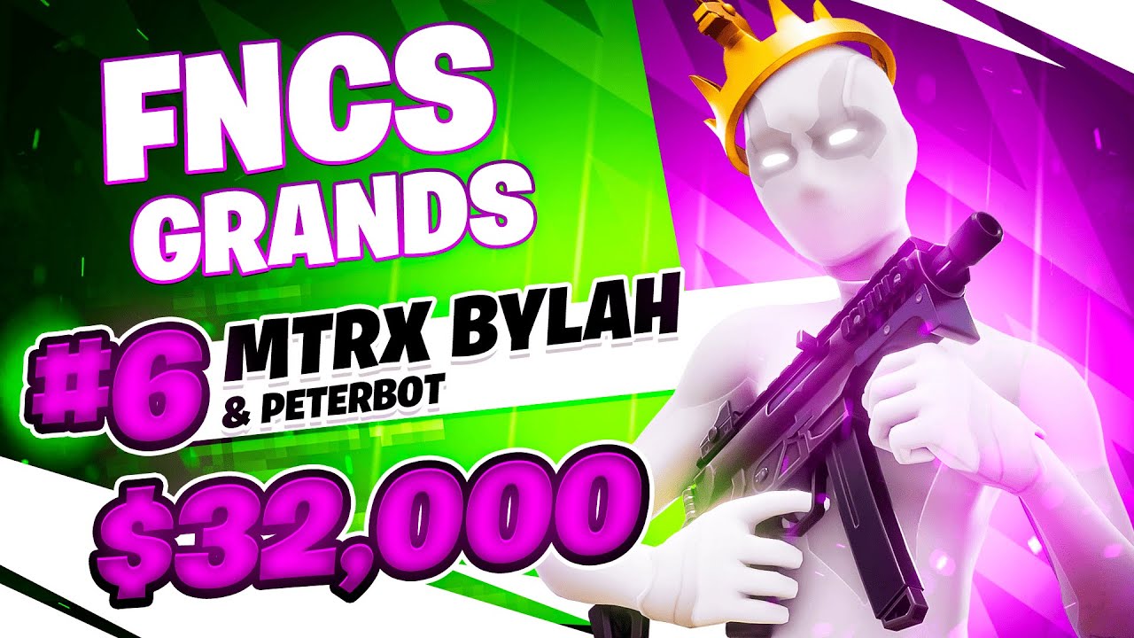 6TH PLACE IN FNCS GRAND FINALS ($32,000) 🏆 | Bylah - YouTube