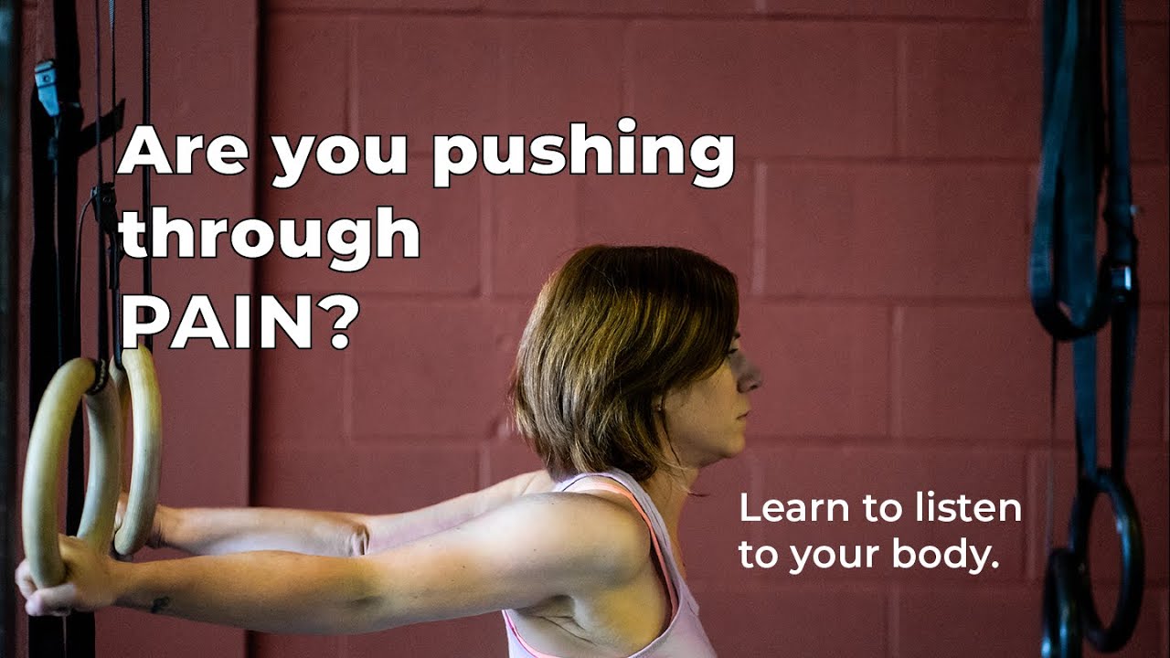 Are you pushing through pain and injuries? - YouTube