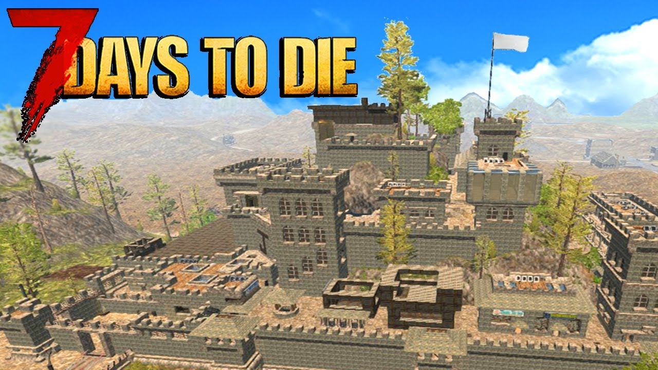 🔨 Building AN INSANE CASTLE BASE!! 🔨 7 Days To Die Modded LIVE! - YouTube