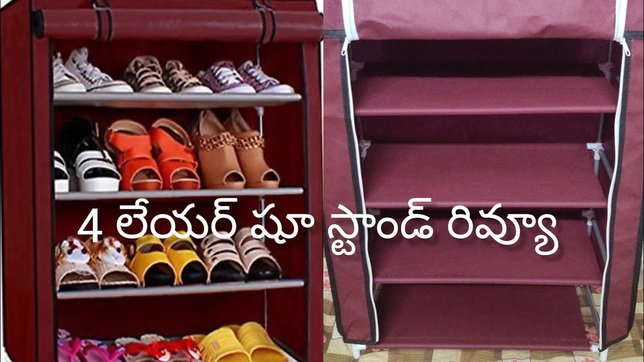 Unboxing & review of metal collapsible Shoe stand/4 layer/How to ...