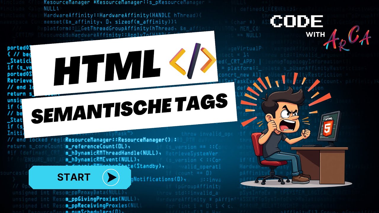 [7] HTML Basics - Semantische Tags 🤔 | kurz & verständlich #html #code ...