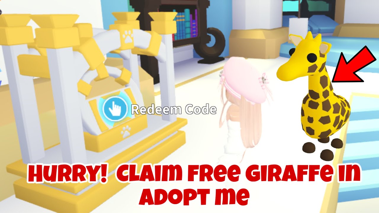HURRY!! Claim Free giraffe in Adopt me before it’s too late - YouTube