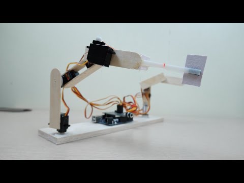 How to make Micro Servo Robotic arm arduino based simple DIY - YouTube