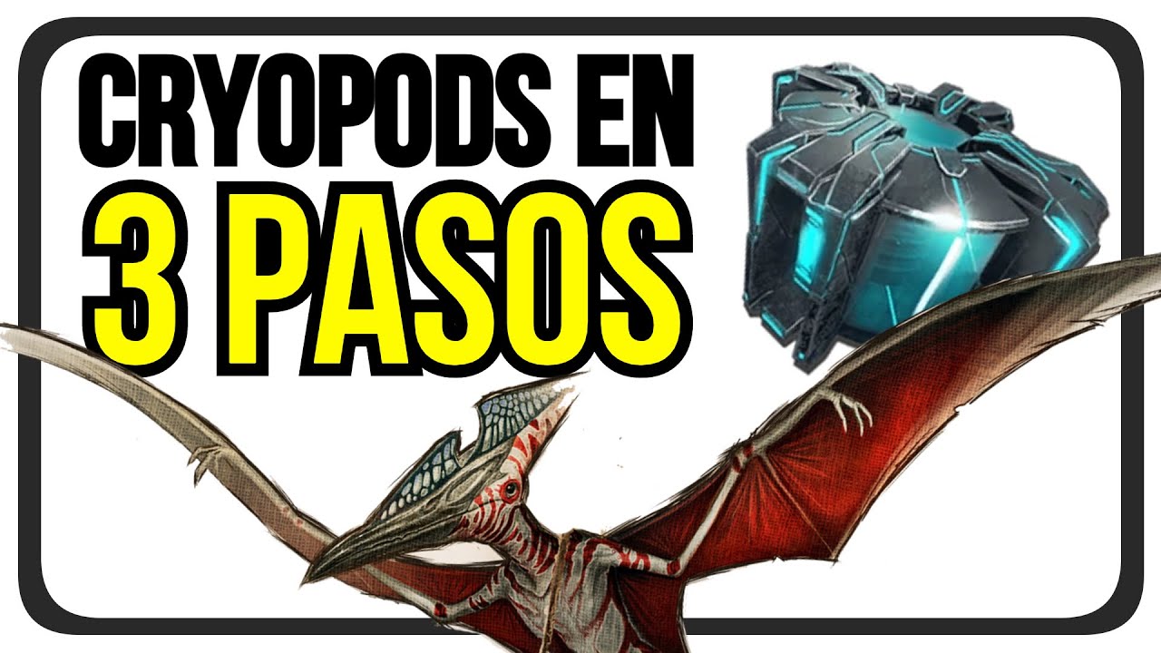️ Cómo HACER CRYOPODS (😱 Muy FÁCIL) | ARK Guía - YouTube