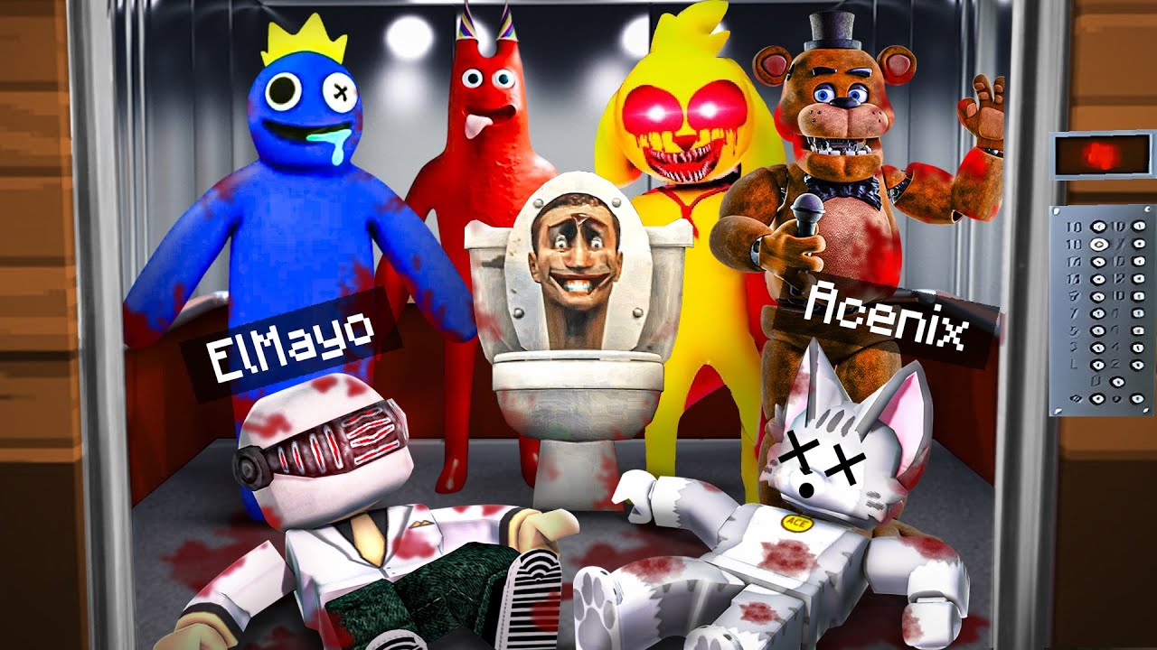 ¡NADIE SOBREVIVE al ELEVADOR del TERROR en ROBLOX! 😱 Los COMPAS - YouTube