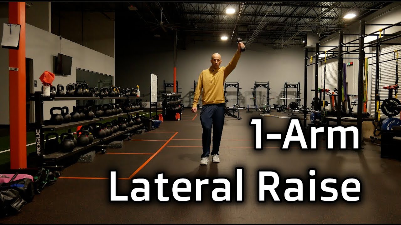 Single Arm Lateral Raise - YouTube