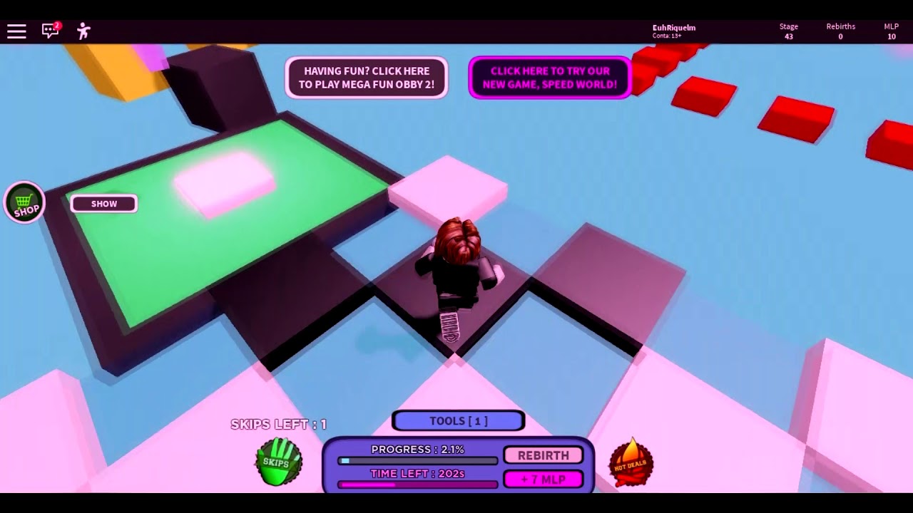 Mega Fun Obby 🌟 2015 Stages O Inicio De Uma Longa Jornada Roblox