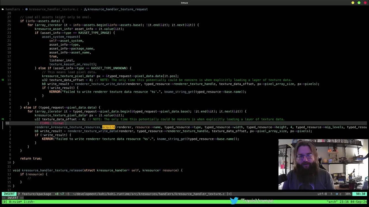 C/Vulkan Game Engine Dev Ep. 231: Resuming resource redux !tts !kohi - YouTube