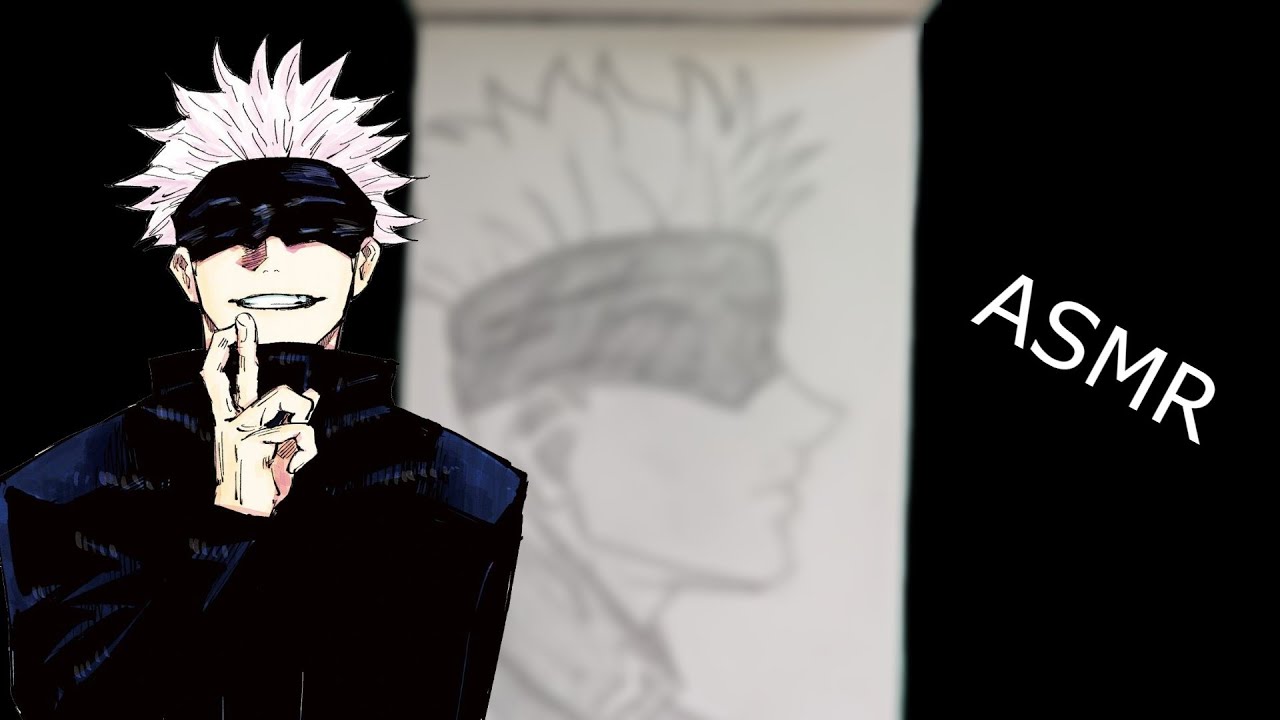 Drawing Gojo [ASMR] - YouTube