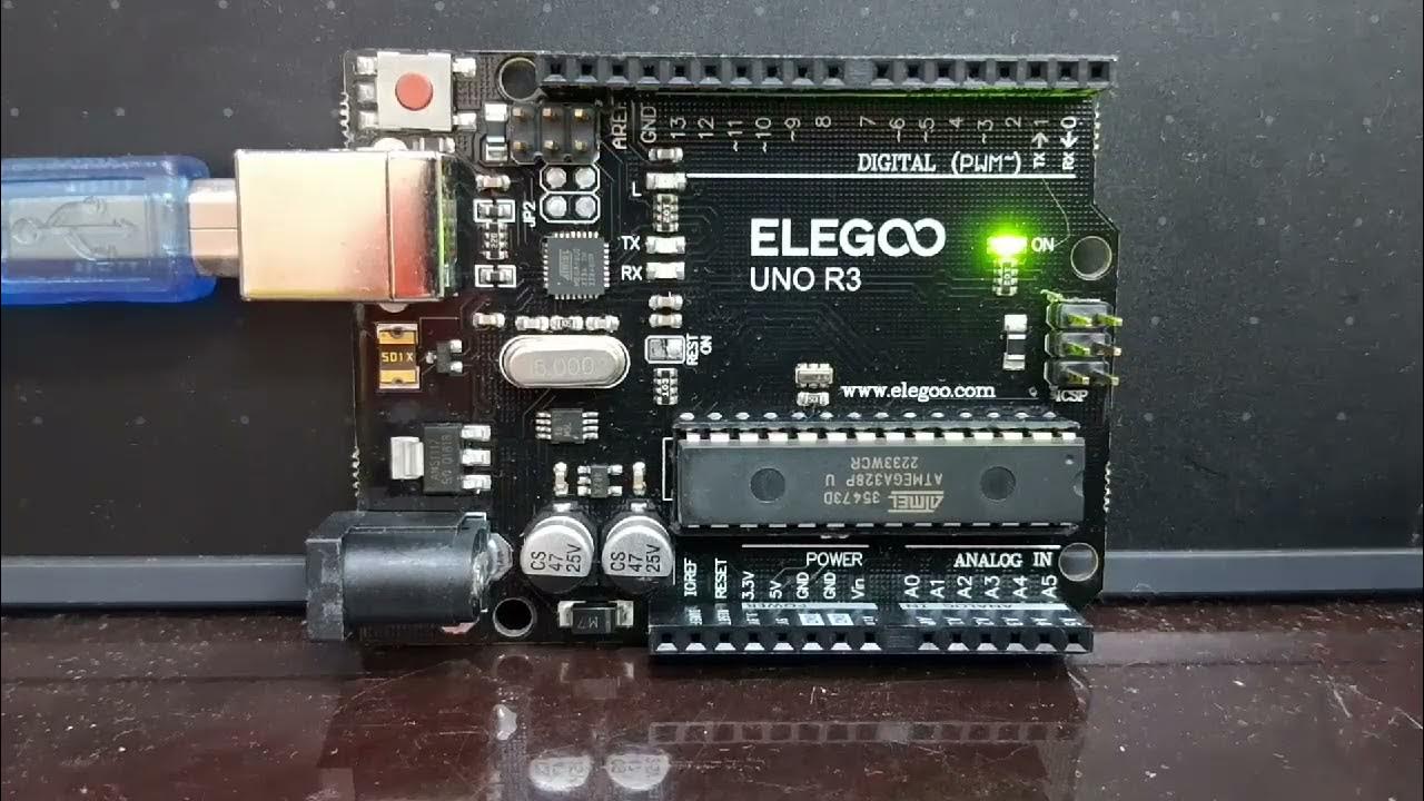 Spelling Pizza in Morse code Using Arduino UNO's LED - YouTube