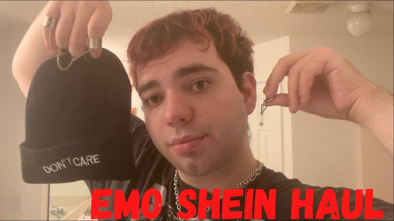 a very emo shein try on haul - YouTube