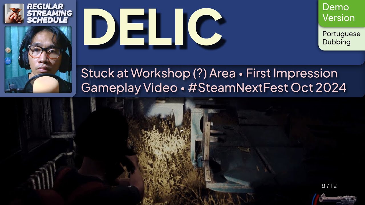 DELIC (Demo) [PT Dub] - First Impression - Gameplay (Stuck at Workshop ...