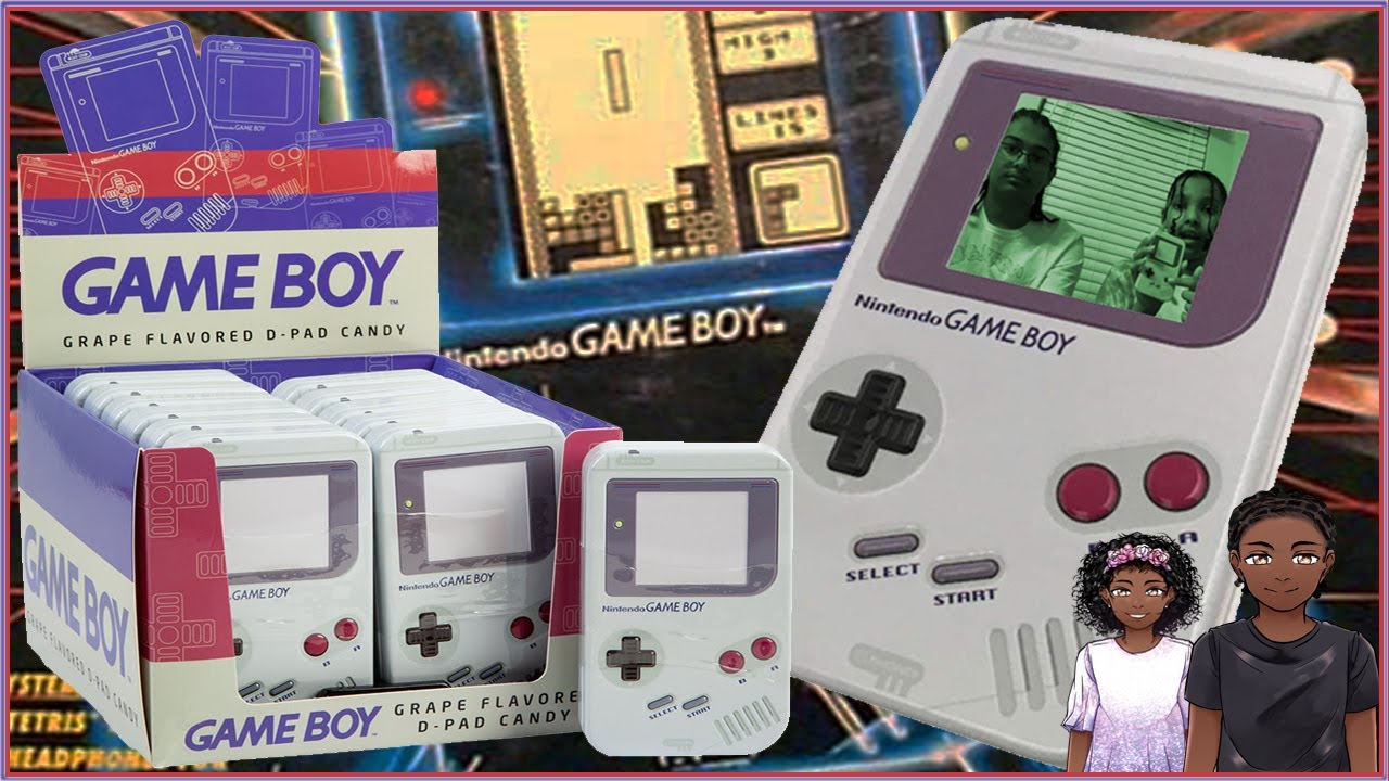 Nintendo Gameboy Grape Candy in Collectible D-Pad Tin Candy Review ...