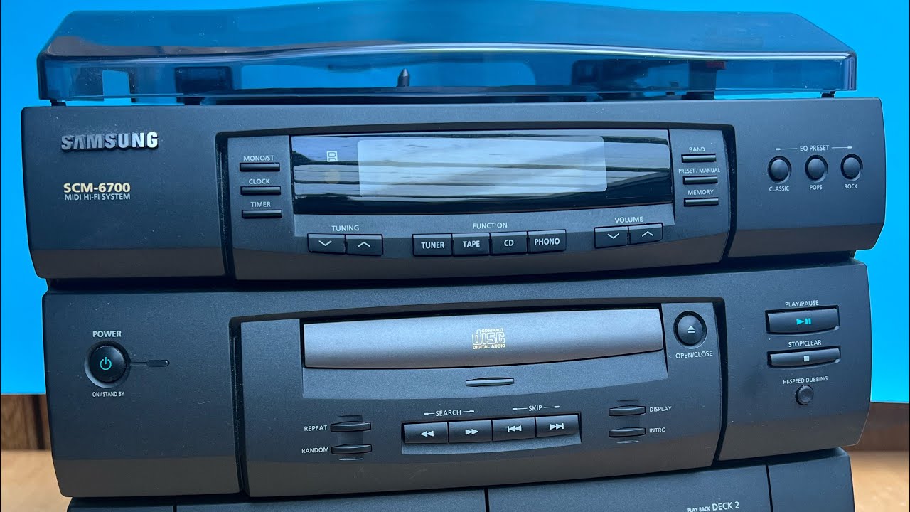 Samsung SCM-6700 Midi Hifi System - YouTube
