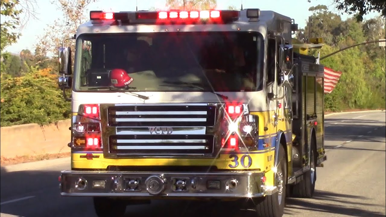 *Siren Play* VCFD Engine 30 responding - YouTube