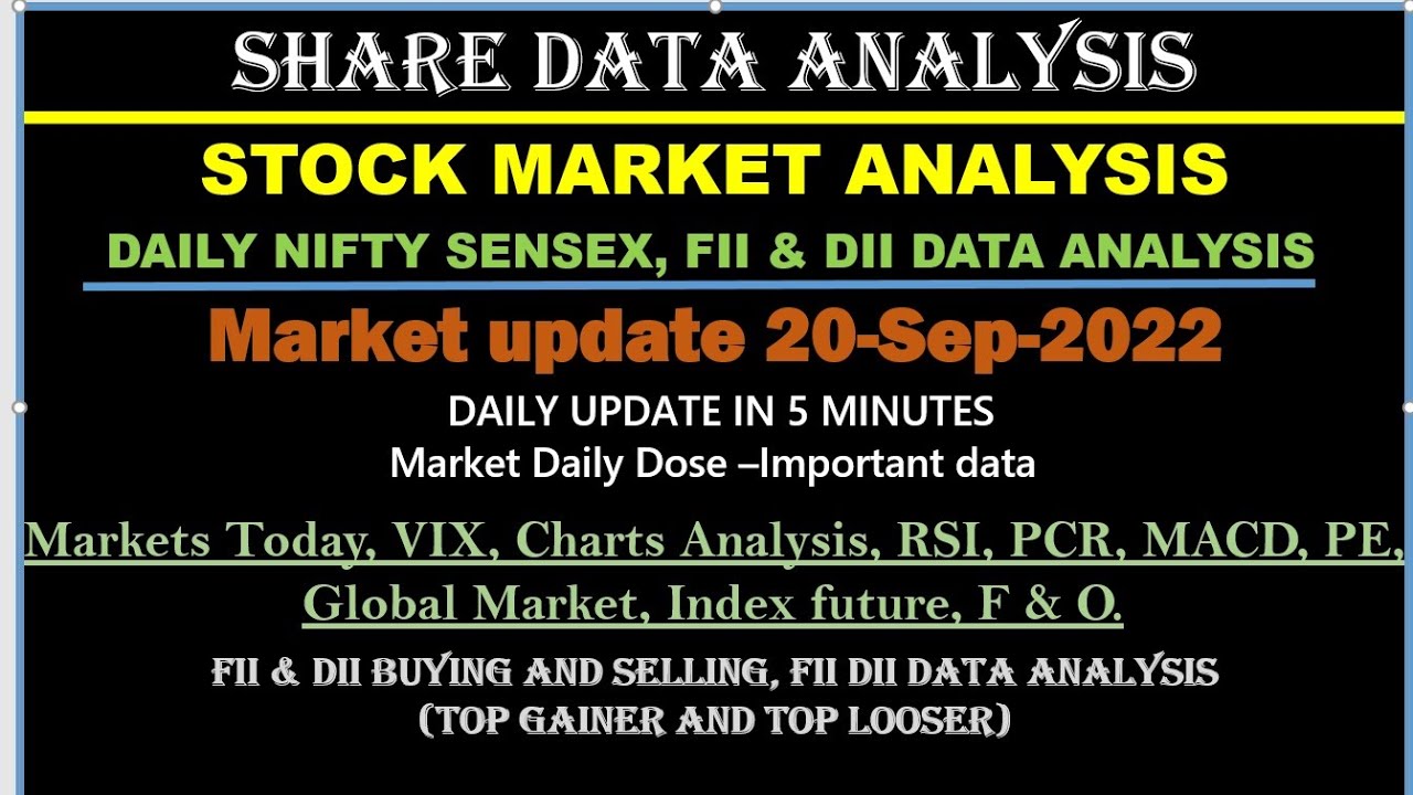 STOCK MARKET ANALYSIS | DAILY SHARE MARKET | TECHNICAL DATA ANALYSIS ...
