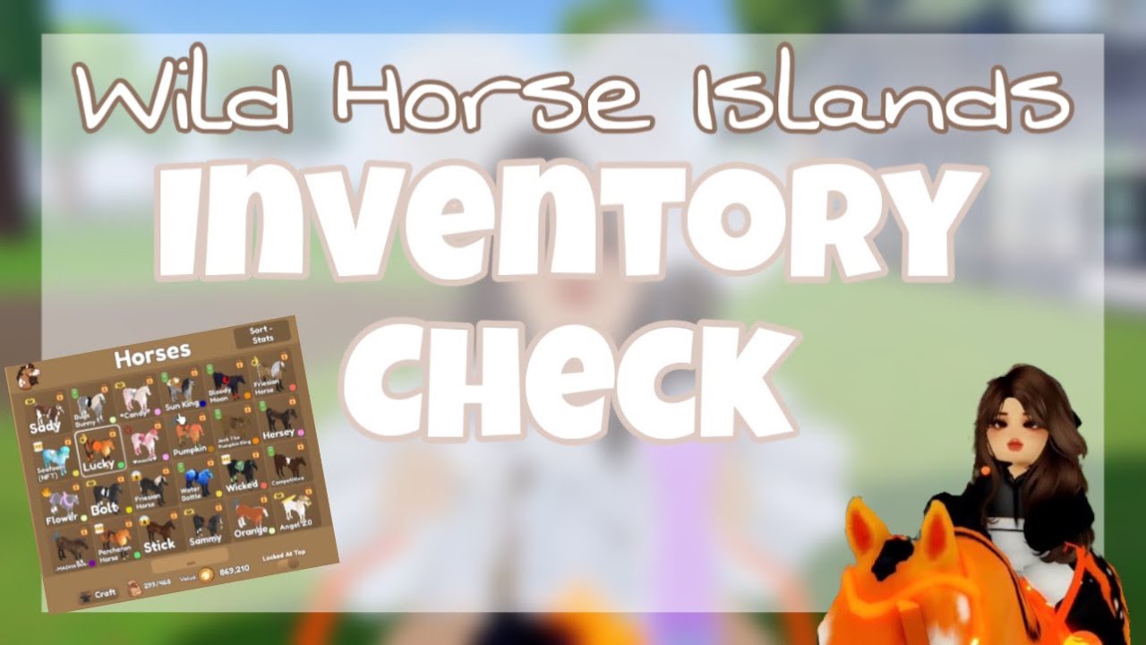Wild Horse Islands INVENTORY CHECK! - YouTube