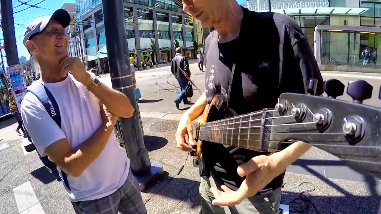 "Are you playing in a band?" Amazed guy can't believe what he heard is ...