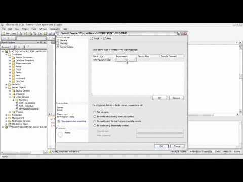SQL Server Executing Distributed Queries - YouTube