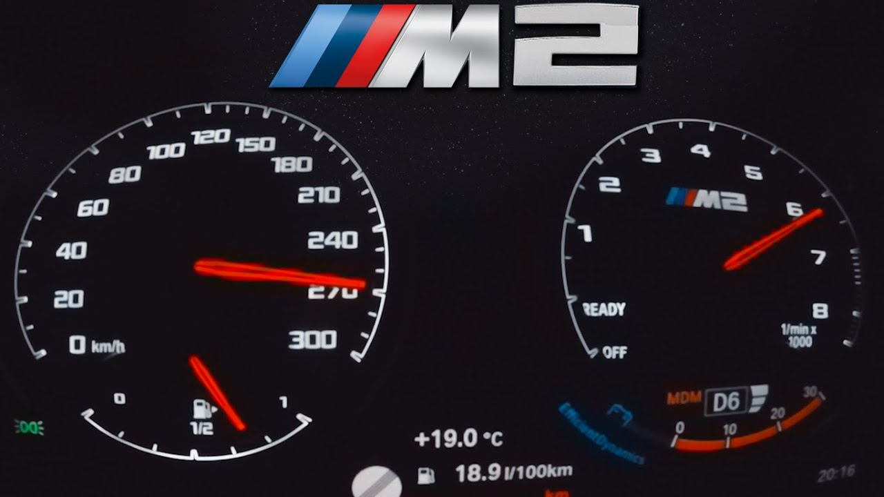 0-270 km/h | BMW M2 Competition | TOP SPEED and Acceleration TEST - YouTube